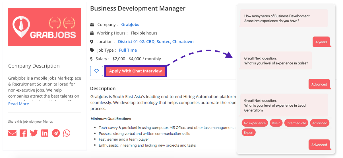 How-to Guide｜Screening Candidate with Interview Chatbot｜Get Started