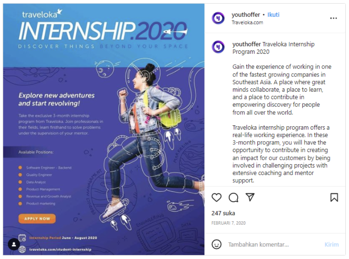 Contoh Postingan Lowongan Kerja Terbaik Menggunakan Media Sosial - Top ...
