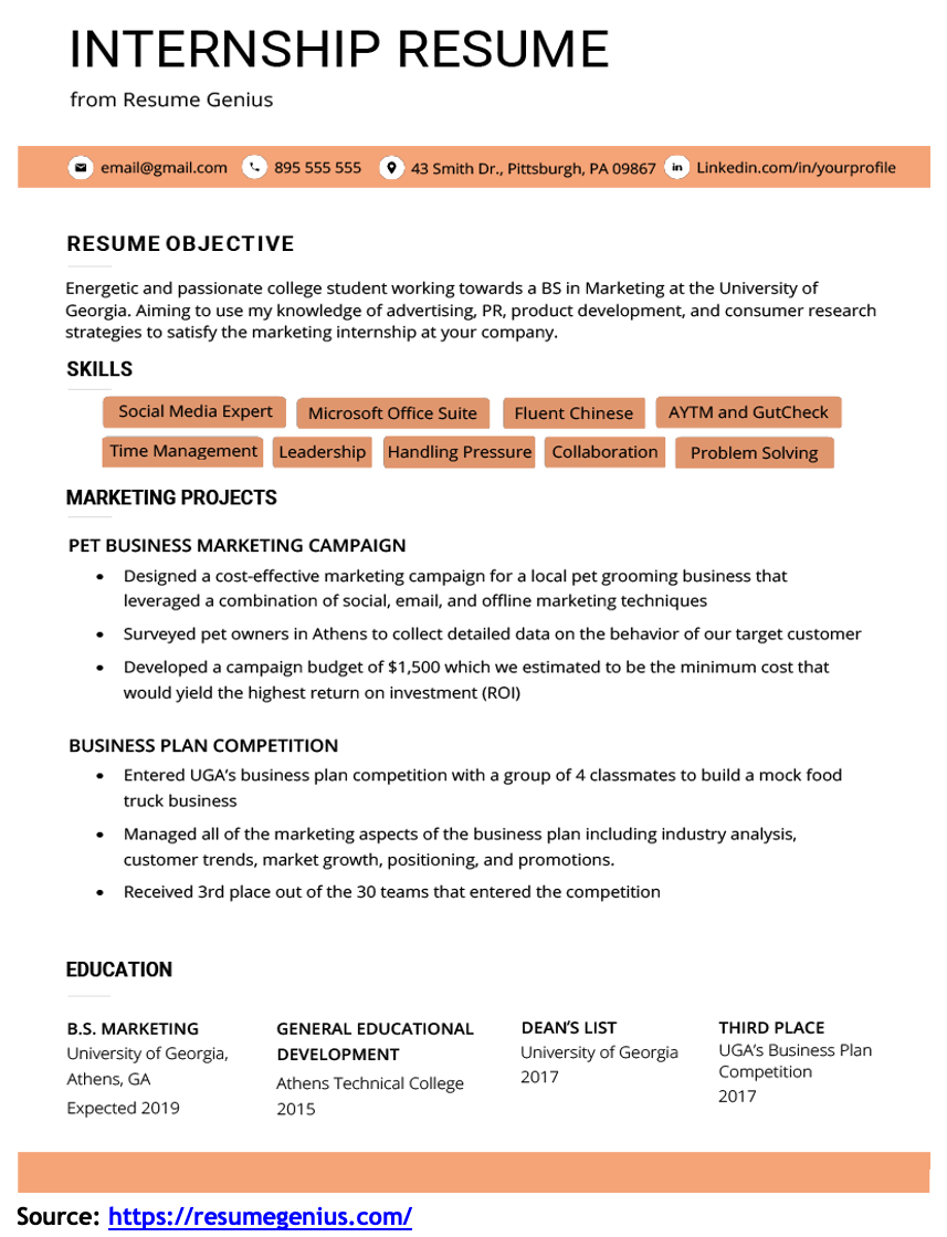 15 Best Student Resume Examples and Templates - GrabJobs